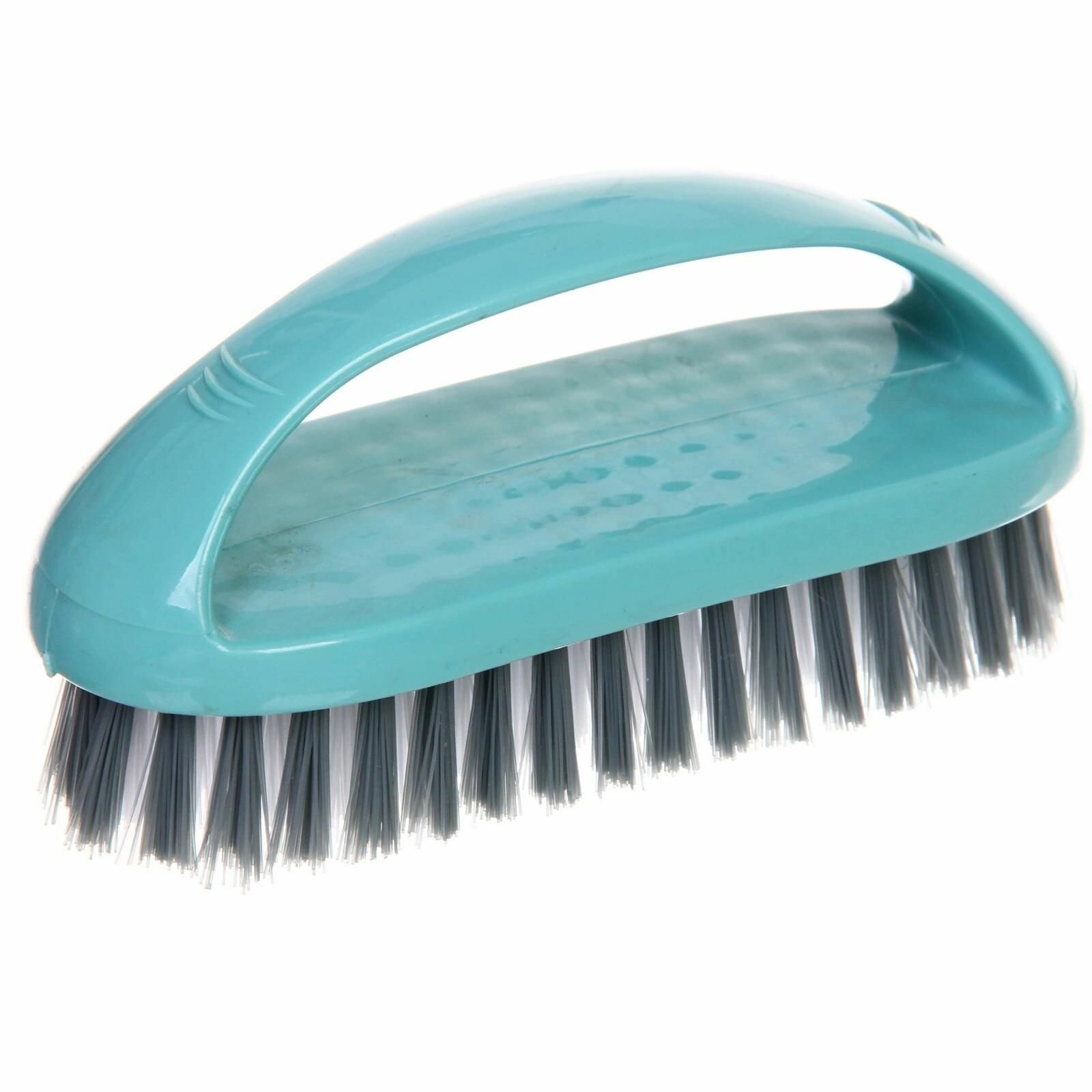 Щетка КНР пластмассовая "Azure", 14 см, твёрдая щетина