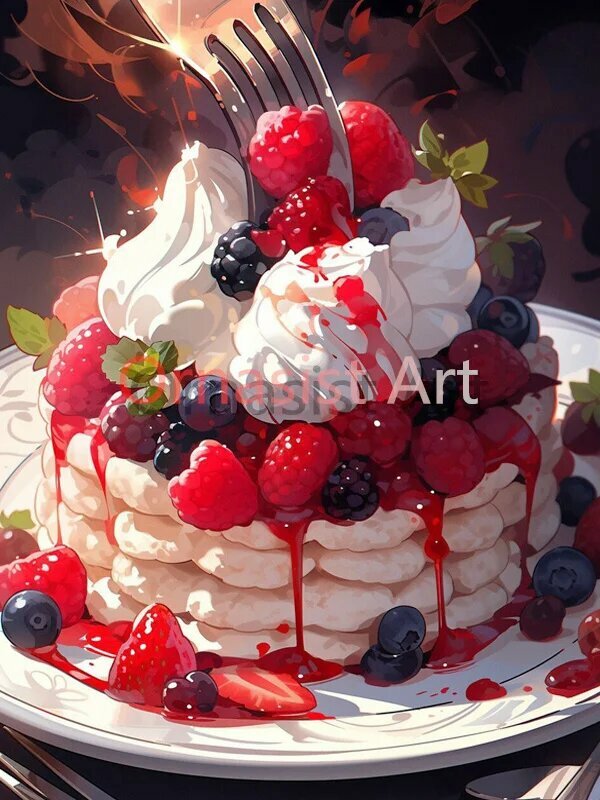 Алмазная живопись Орнасист "Фея пыли", квадратные кристаллы Crystal SQ 30x40cm, 24509-J