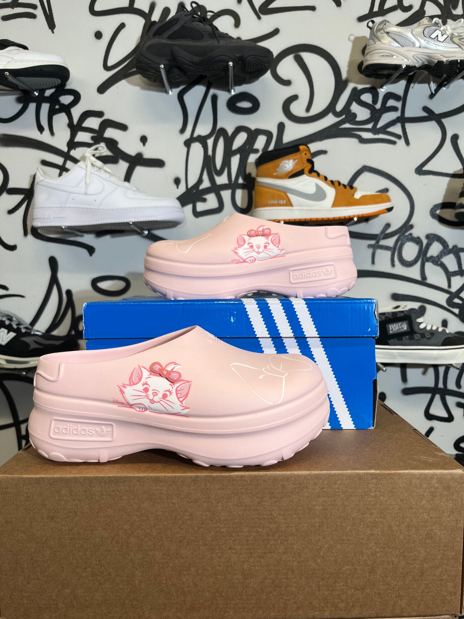 Сабо ADIDAS ORIGINALS STAN SMITH MULE CLEAR PINK