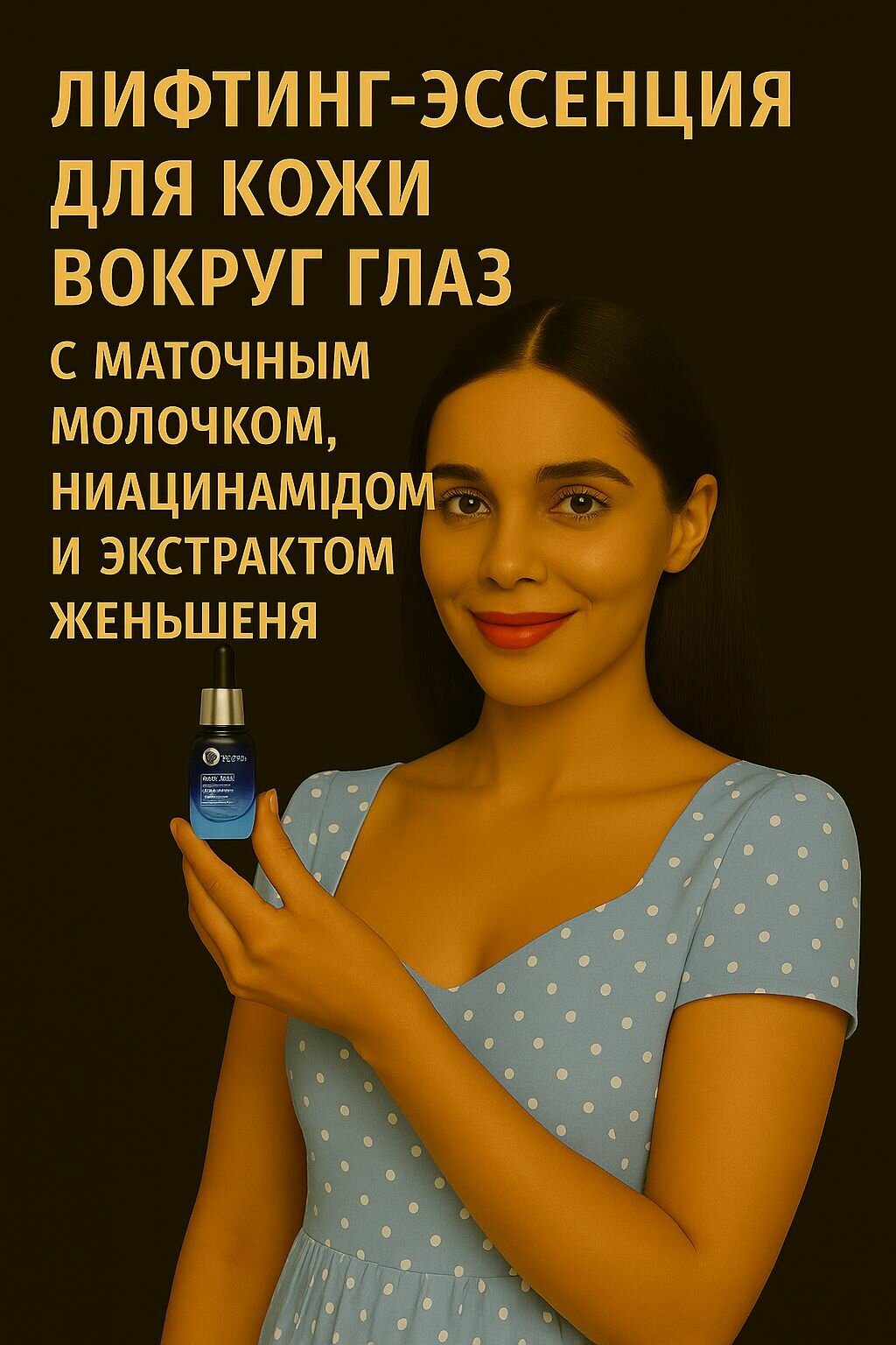 Лифтинг-эссенция для кожи вокруг глаз Bio essense увлажняющий, антивозрастной для восстановления сияния и эластичности век, 20 г