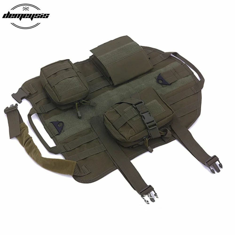 Тактический Жилет для собак, упряжка, тренировочные охотничьи модульные жилеты для собак с карманами