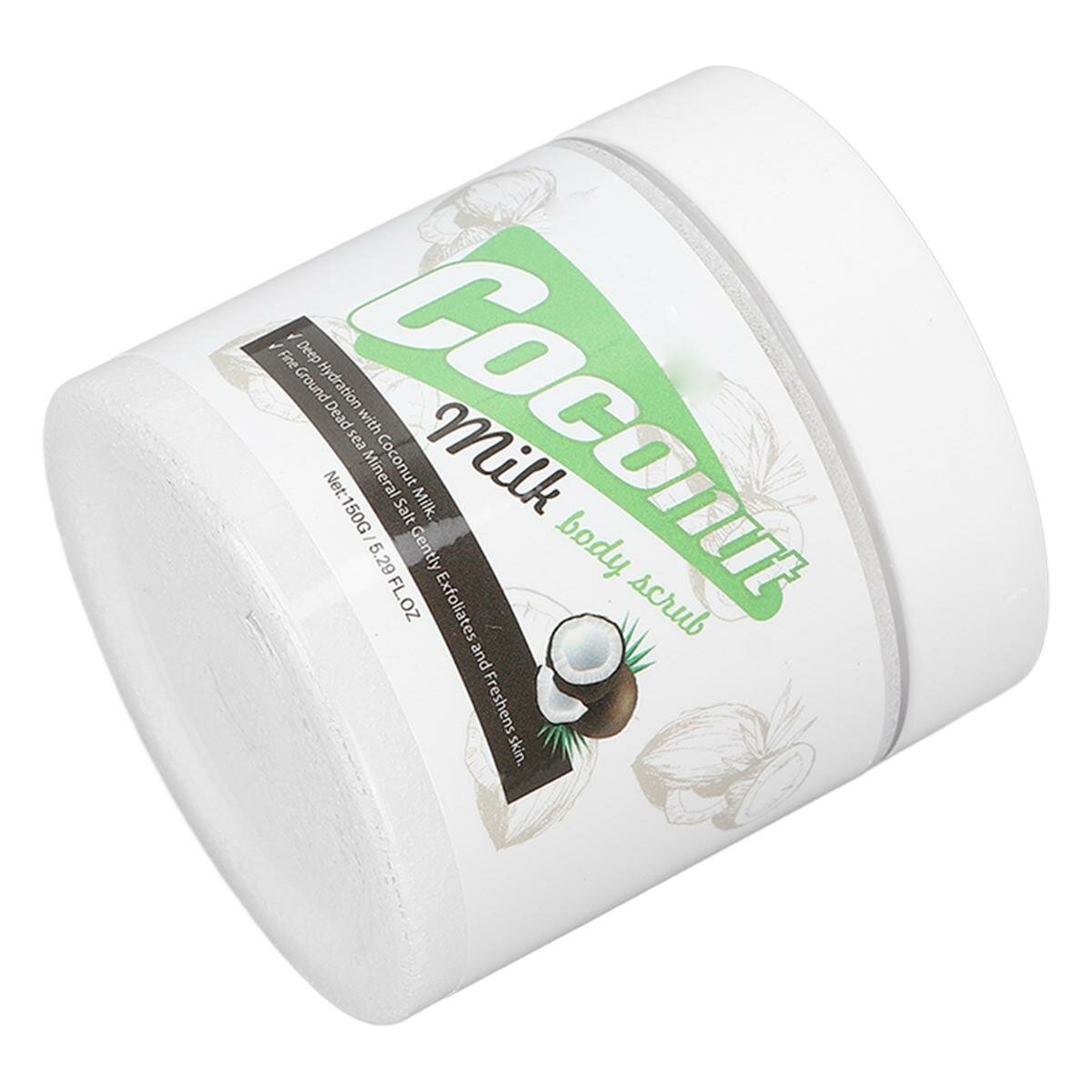 Hao Kan Lanthome Body Exfoliating Scrub Натуральный кокосовый молочный массажный крем для всего тела 5,3 унции