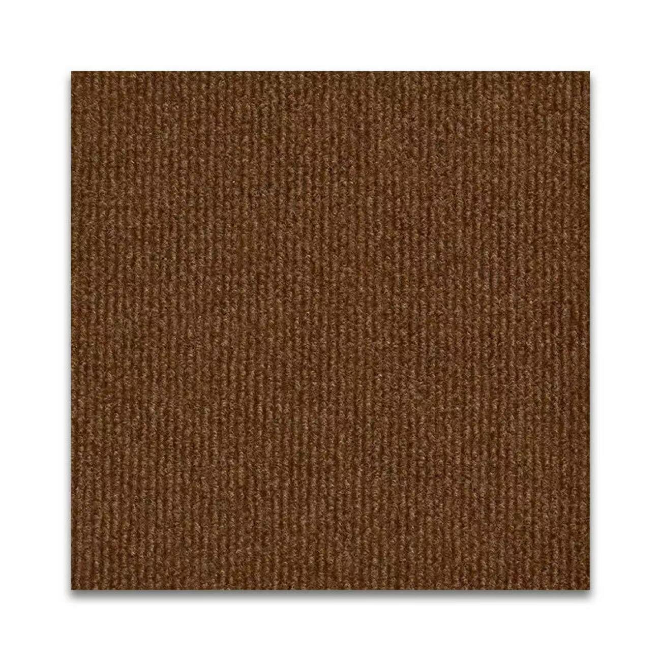 Квадратный ковер 30см х 30 см* 10 штук/1.8 квадратных метра/коричневый