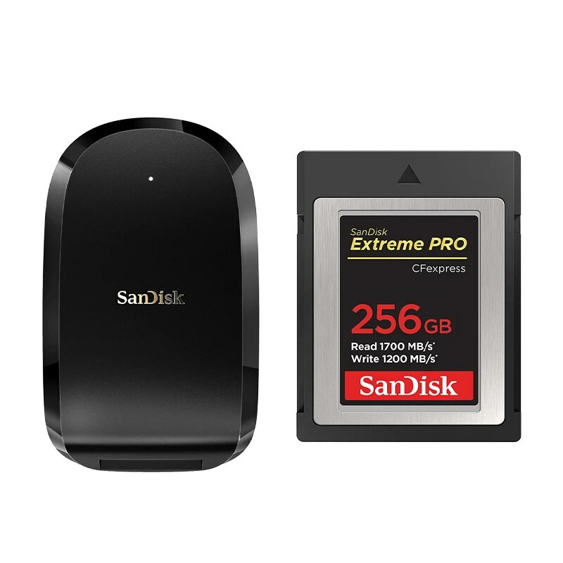 SanDisk Extreme PRO CFexpress Type B карта памяти 64/128/256/512 ГБ 256G-451Reader