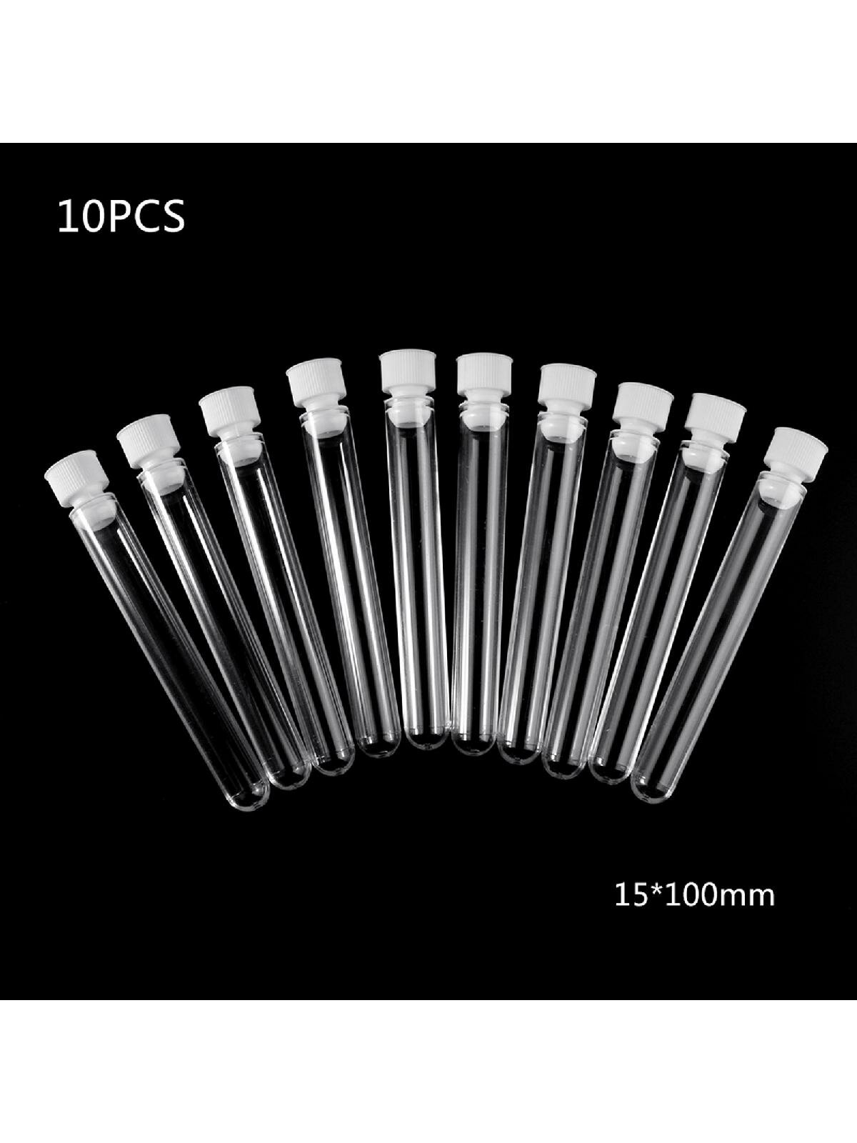 10 шт. многоразовых пластиковых центрифужных пробирок с крышками для учащихся-учителей