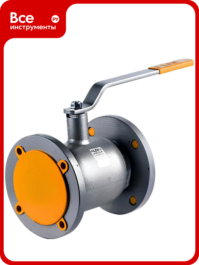 Кран шаровой стальной LD КШ. Ц. Ф Ду80 Ру16 фланцевый полнопроходной 210мм 080.016. П/П.02 007-7655