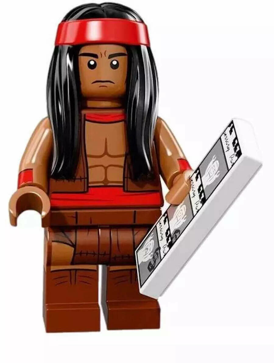 Конструктор LEGO Minifigures 71020-15 Вождь апачей, 7 деталей, от 5 лет, 2018 год