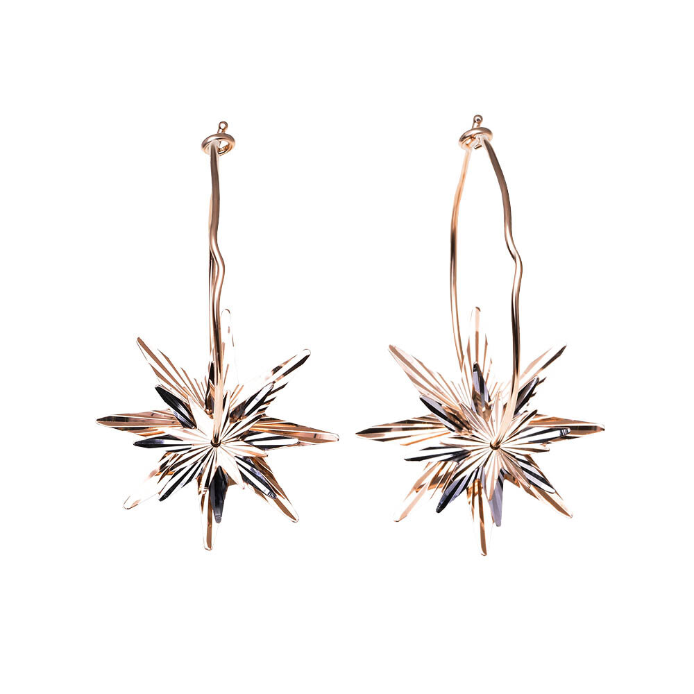 серьги из красного золота