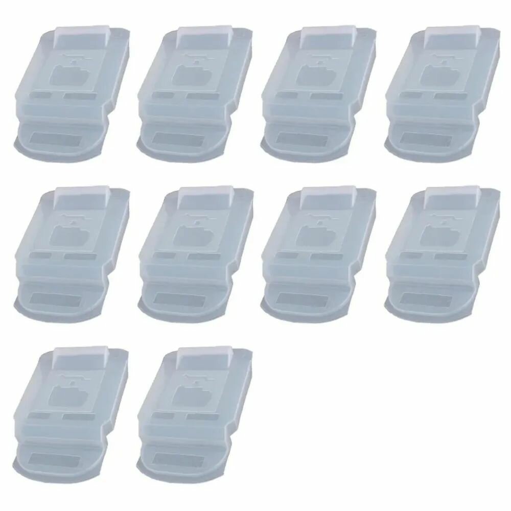 10 шт. Защитный чехол от пыли для литий-ионного аккумулятора 14,4 В 18 В, защитный чехол для аккумулятора Макита 18 В