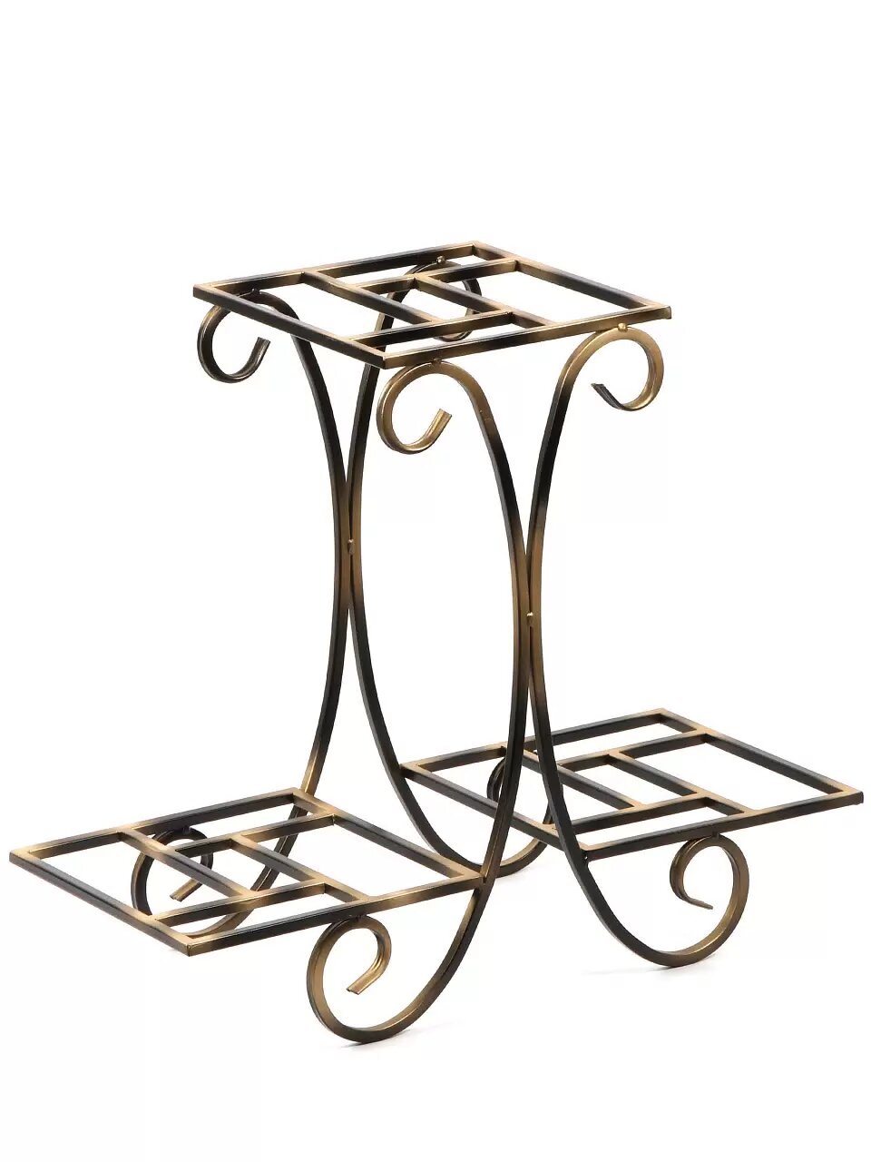 Цветник Удачный сезон Трио 17, напольный, металлический, высота 52 см