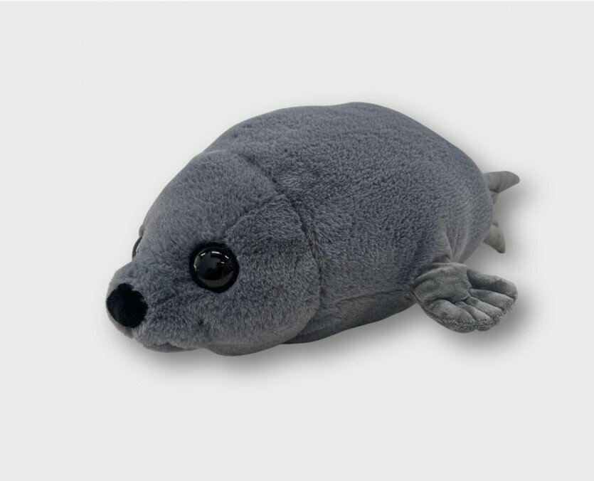 Мягкая игрушка Mimis нерпа Байкальская 55 см серая Mi301, для детей от 3х лет