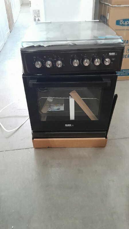 Плита комбинированная EFES SG-60C40SC1 BR коричневый, г/контроль, конвекция, чугун. Решетки (уценка)