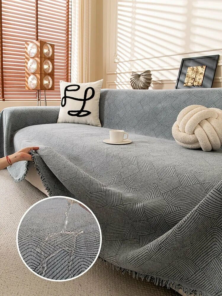 Lemog Покрывало непромокаемое, Микрошенилл с размерами: 130 см х 180 см