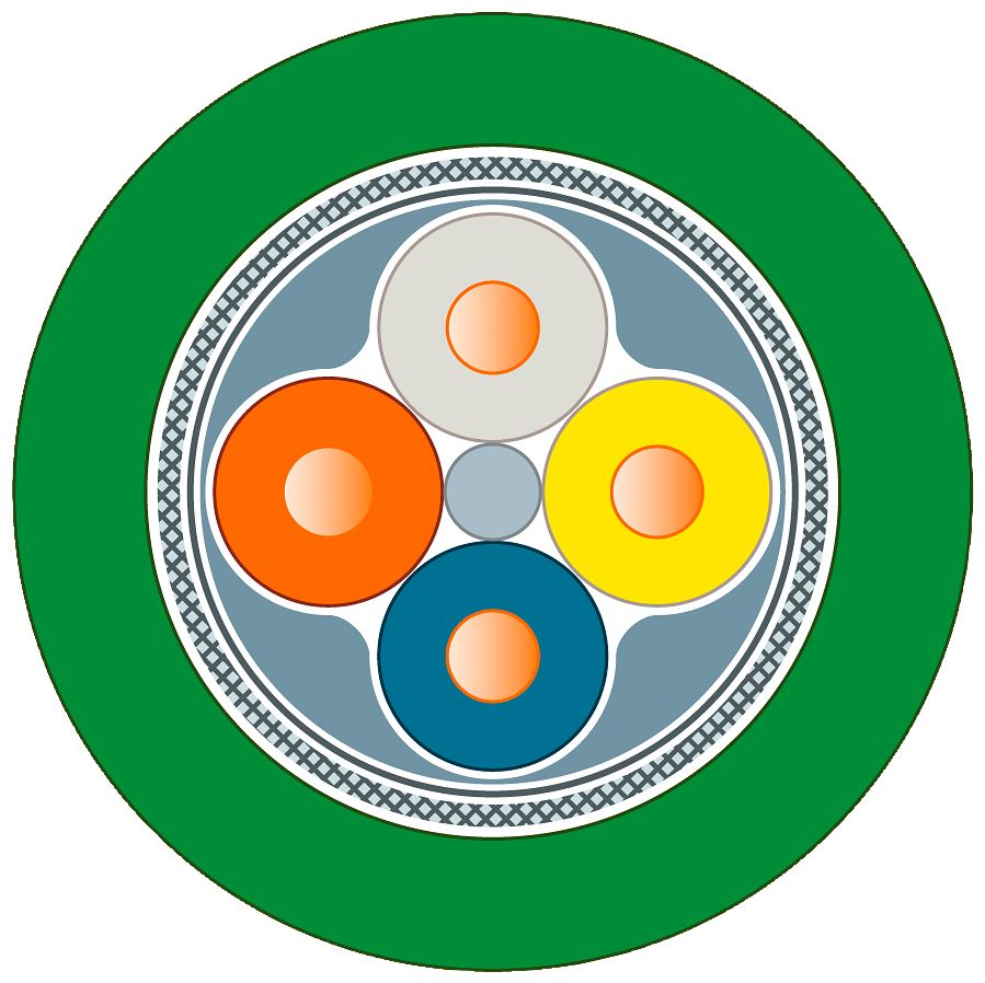 SIMATIC NET, FC Profinet IE TP кабель для быстр монтажа (FC) , 4-ЖИЛ, экранир, КАТ5, 6XV18402AH10, 6XV1840-2AH10