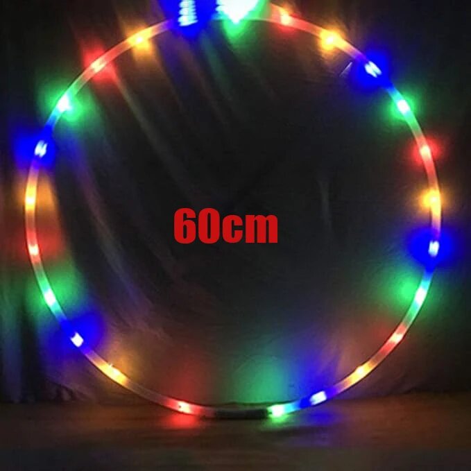Светящийся спортивный обруч Glow Sport Hoop 60/70/80/90 см upgrade 60cm-23.6in