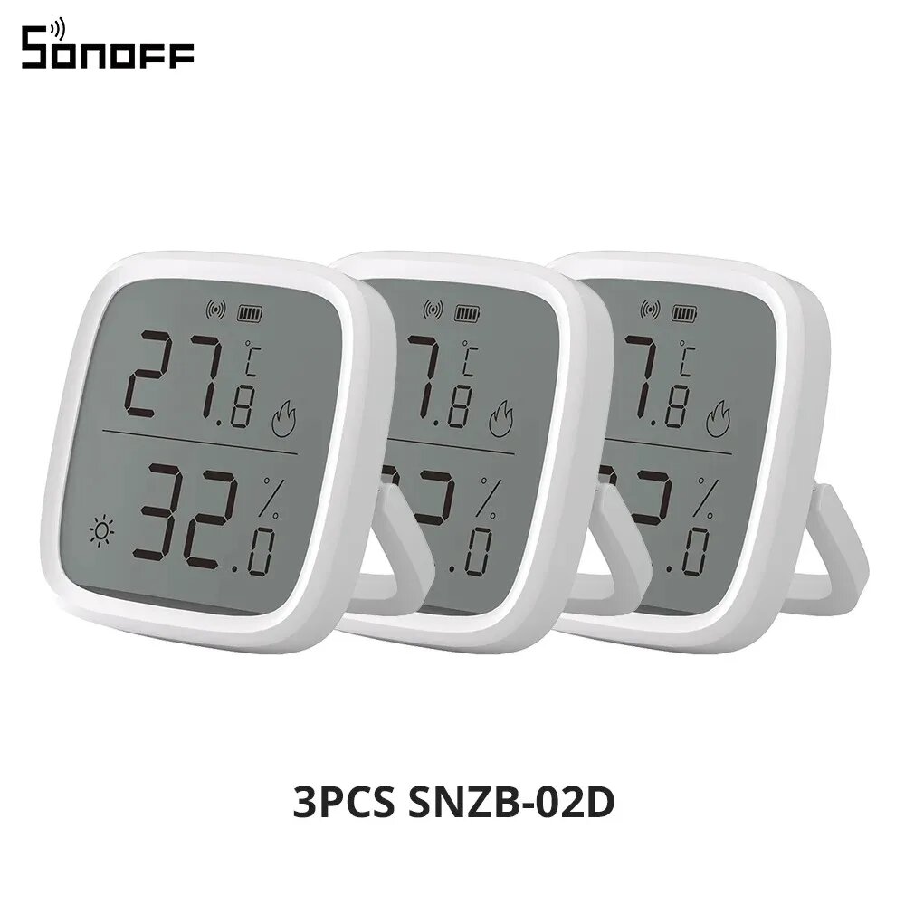 SONOFF SNZB-02D датчик температуры и влажности SNZB-02D(3PCS)