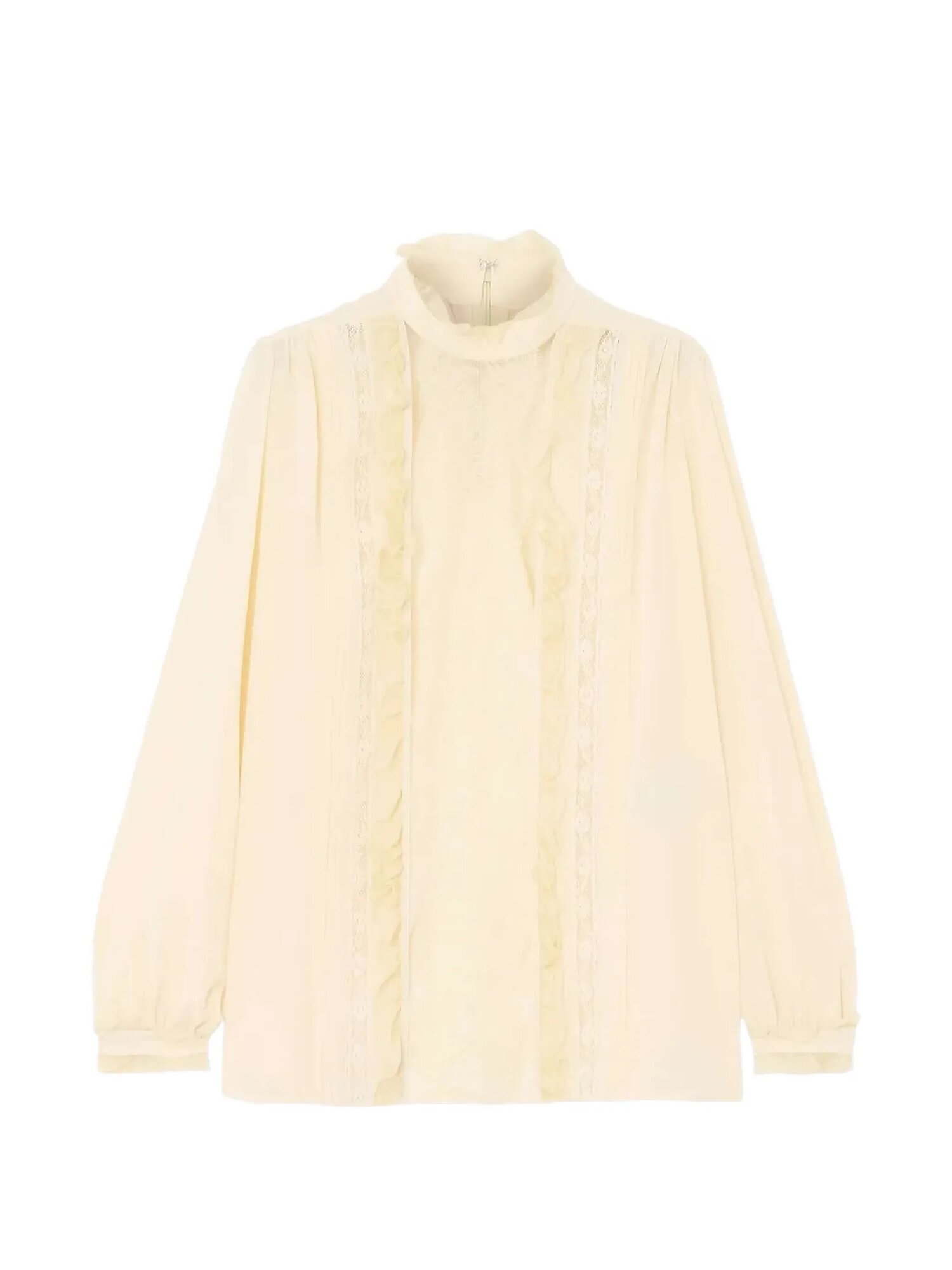 Рубашка Lace ruffled shirt
