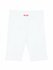 Шорты MSGM Logo-embroidery shorts, размер 4 года, бежевый/белый