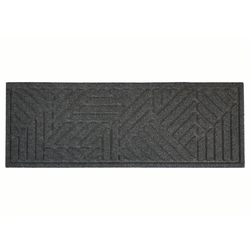 Коврик грязезащитный Cipro G2 25x70 см полипропилен цвет серый