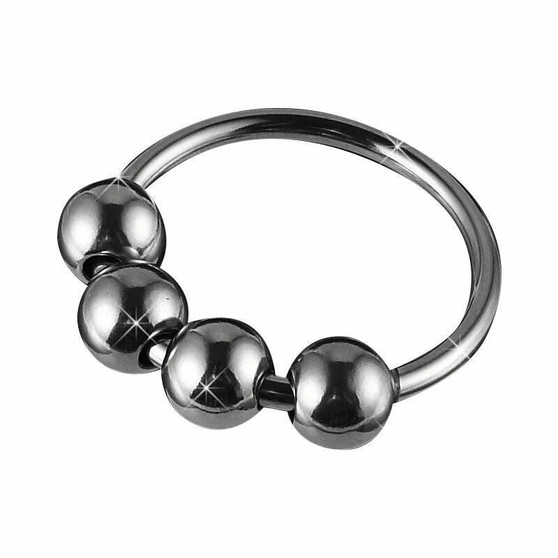 Мужское кольцо для пениса с бусинами, 28mm