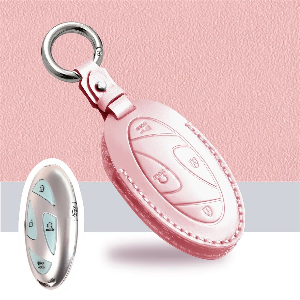 Автомобильный брелок, кожаный смарт-брелок для автомобиля Hyundai greatgn7 2023 Kona Ev 2023, защитные аксессуары