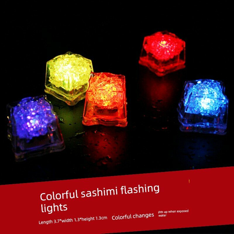 LED-модель кристалл для суши, 12 шт, 7-цветные светодиодные лампы для подачи