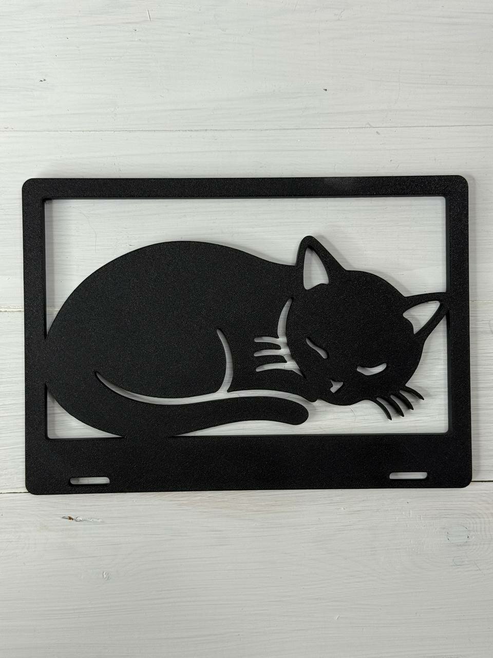 Картина объемная котик 3D интерьерная 24х15 см