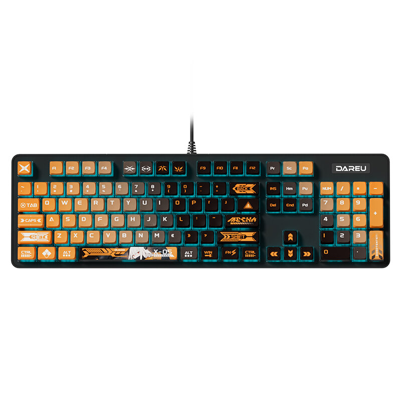 Клавиатура механическая унисекс Dareu 7089085 с переключателями Black Switch, проводная, игровая