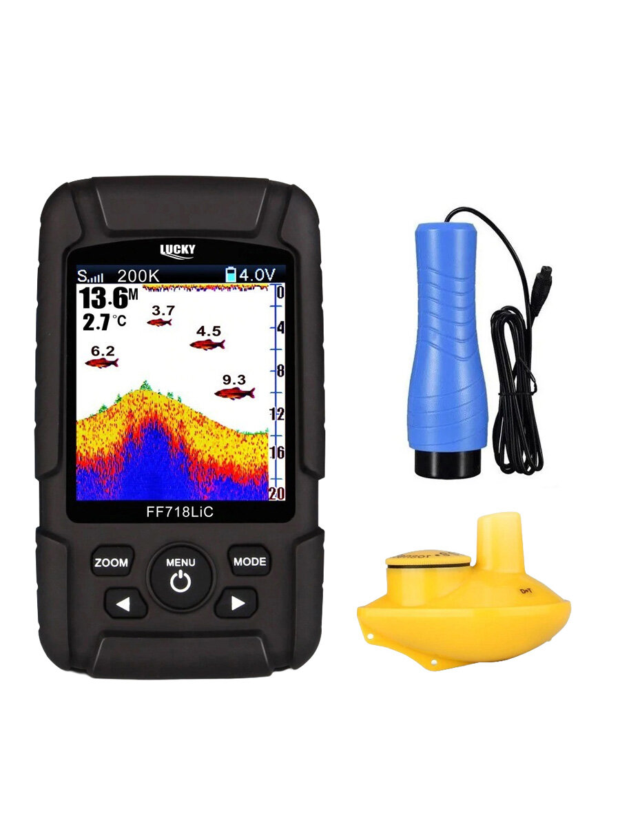 Всесезонный эхолот LUCKY Portative Fish Finder FF718LICD-ICE