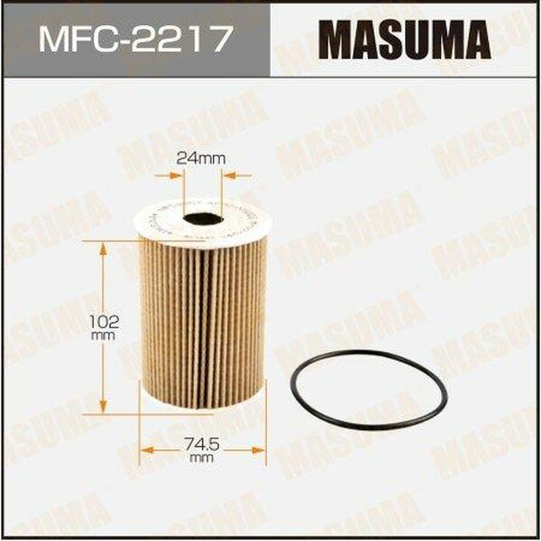 Фильтр масляный MASUMA MFC-2217 Nissan Interstar 03->, Patrol Gr II 00->, Terrano II 02->, Movano 03->, Master II 03->