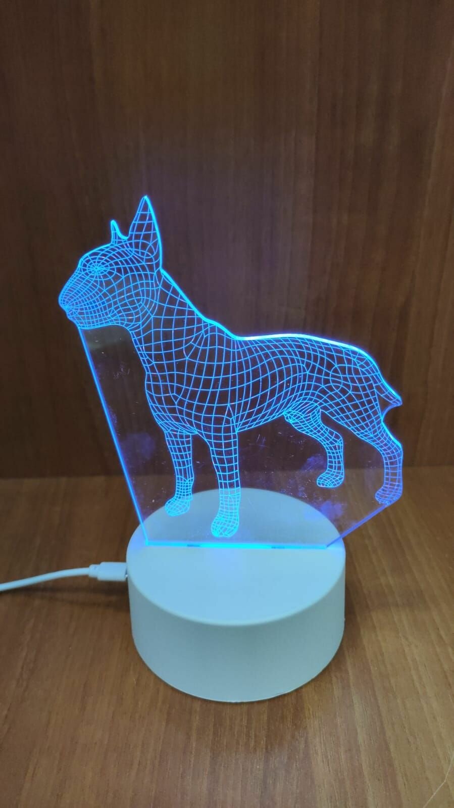 3D Светильник собака — фото 1