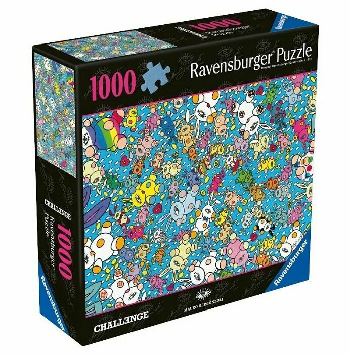 Пазл Ravensburger Challenge. Волшебный кролик, 1000 деталей
