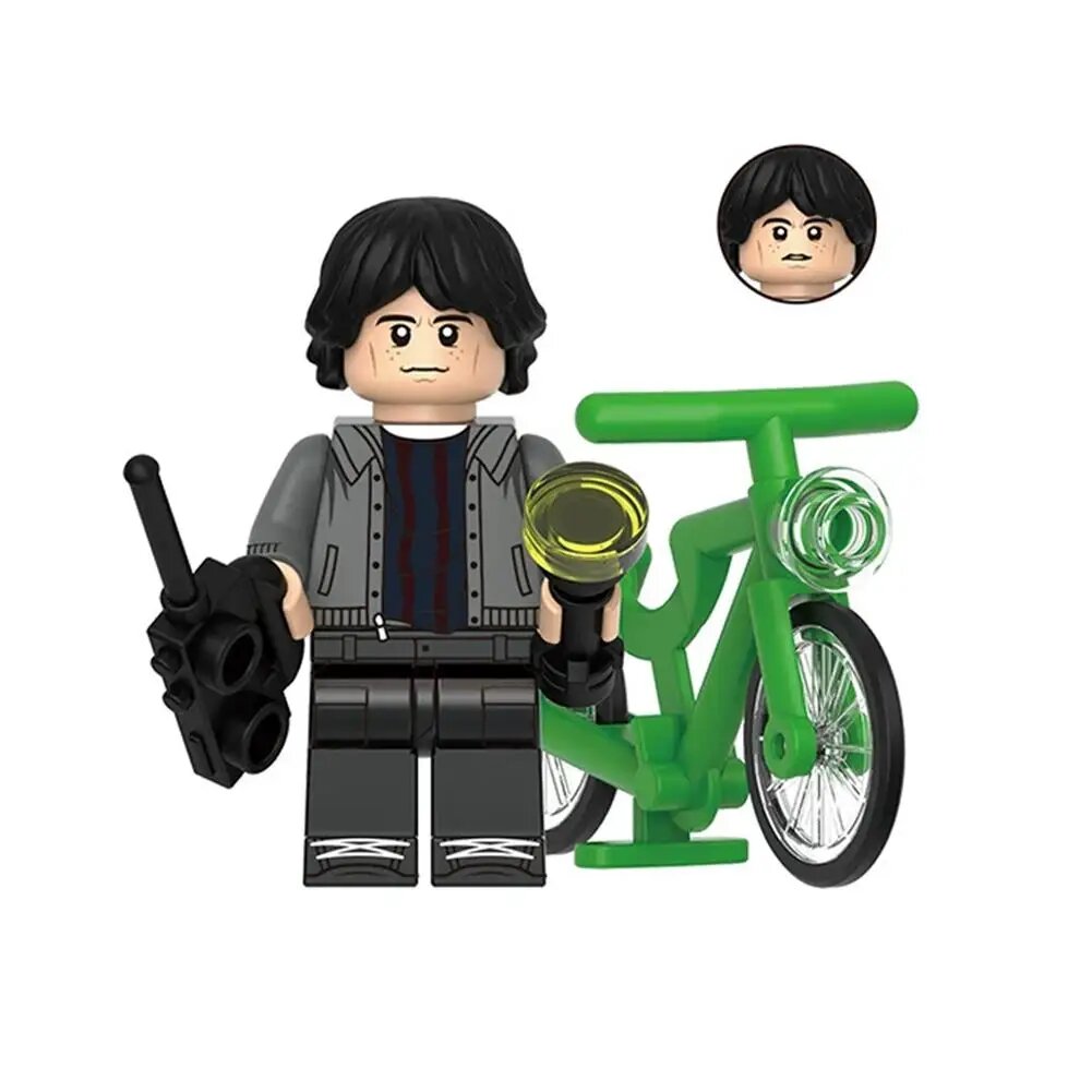LEGO Stranger Things Дастин с велосипедом, рация, фонарик