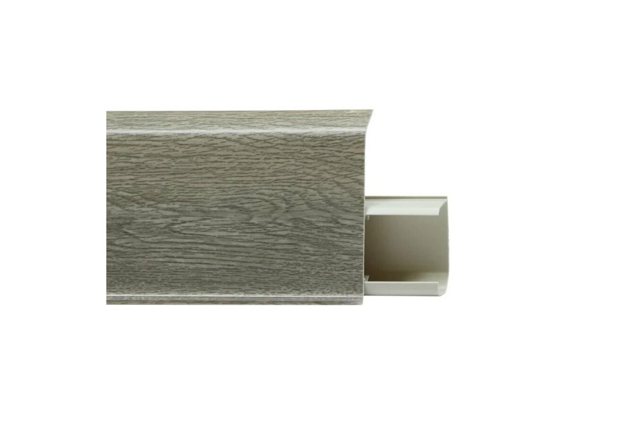 Плинтус пластиковый Winart Tera 72 мм Дуб Шато 724, 1 шт.