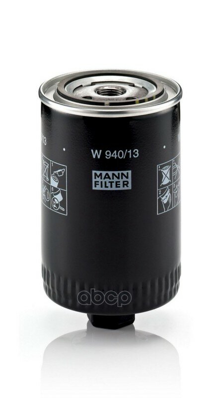 Фильтр масляный AUDI 100 (4A, C4) 91-94 MANN-FILTER арт. W940/13