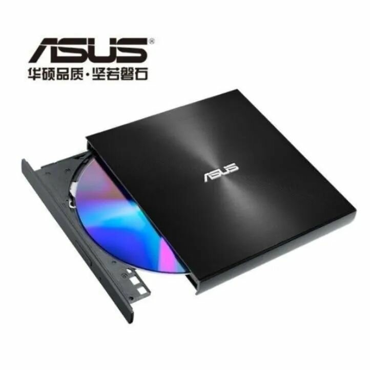Внешний портативный DVD-плеер, оптический, Asus ZenDrive U9M (SDRW-08U9M-U), черный, для ноутбуков