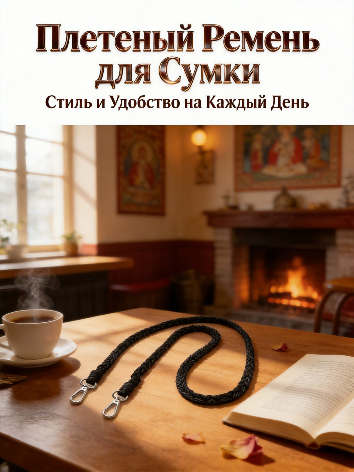 Сменный ручное плетёный плечевой ремешок для сумки из искусственной кожи, канатное изделие ширина 14 мм как показано