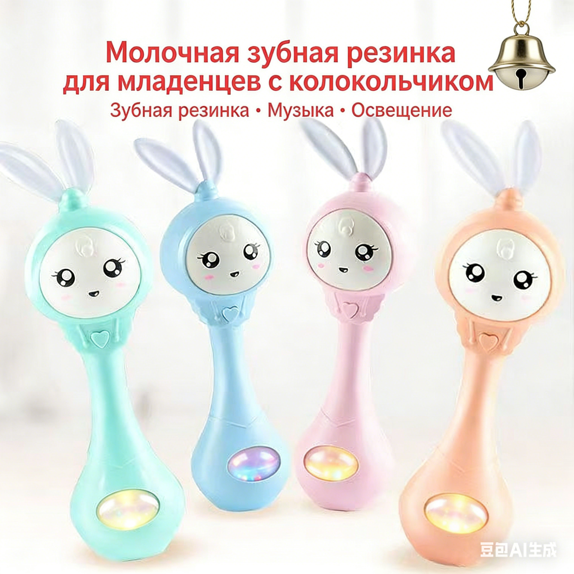 Интерактивная развивающая музыкальная игрушка Зайка Познавайка alilo R1+ Yoyo для малышей
