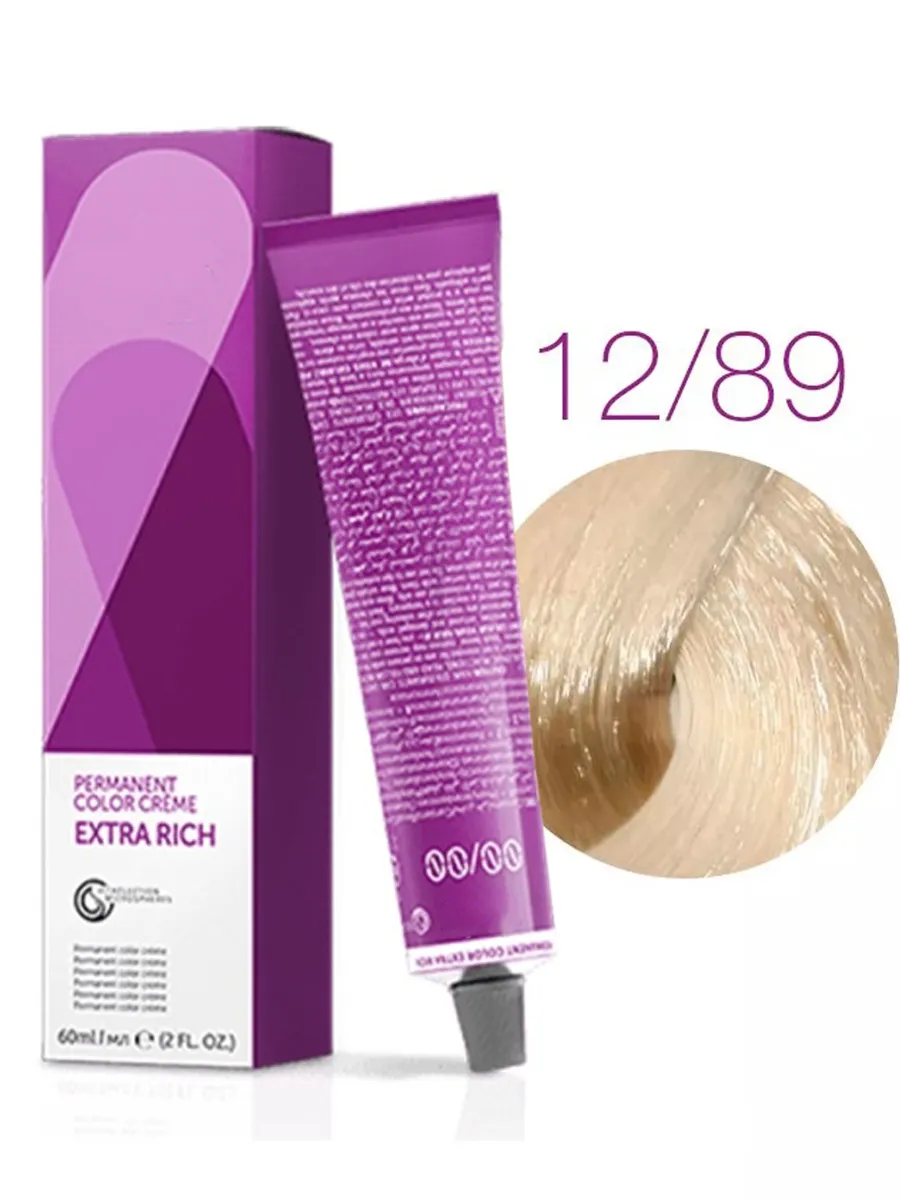 Стойкая крем-краска для волос блонд жемчужный сандрэ Londa Professional Permanent Color Creme Extra Rich 12/89 60 мл
