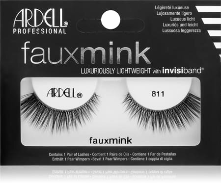 Ресницы накладные Ardell FauxMink 811, черные, 1 шт