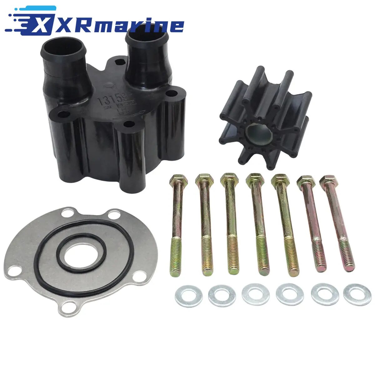 Ремкомплект крыльчатки водяного насоса XRmarine для Mercruiser Stern Drive V6 V8 4.3-8.7 л 46-807151A14