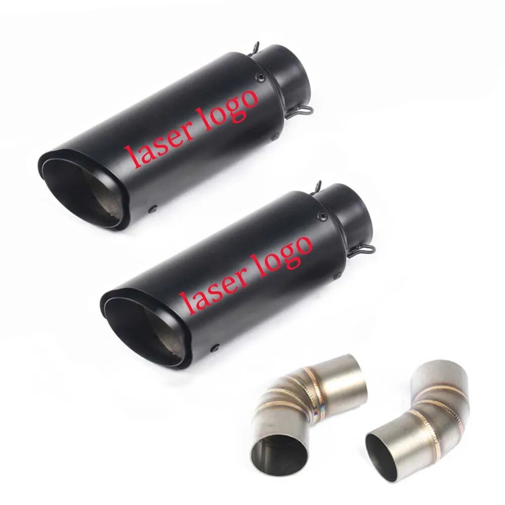 Silp On для Ducati Monster 659 696 695 795 1100 Выхлопная труба без шнуровки Hypermotard 796 Мотоциклетная средняя труба 51 мм Глушитель Escape Moto