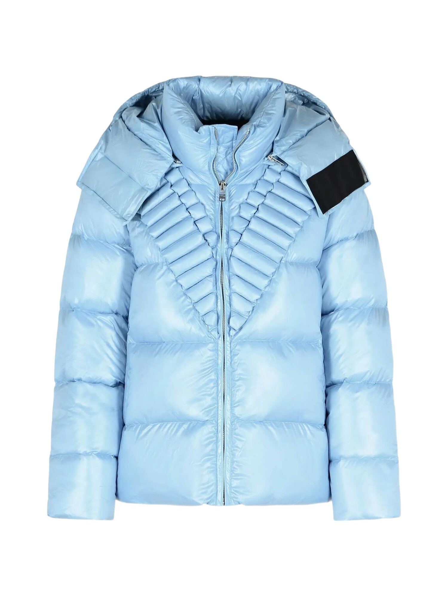 Куртка Embossed-pattern hooded jacket