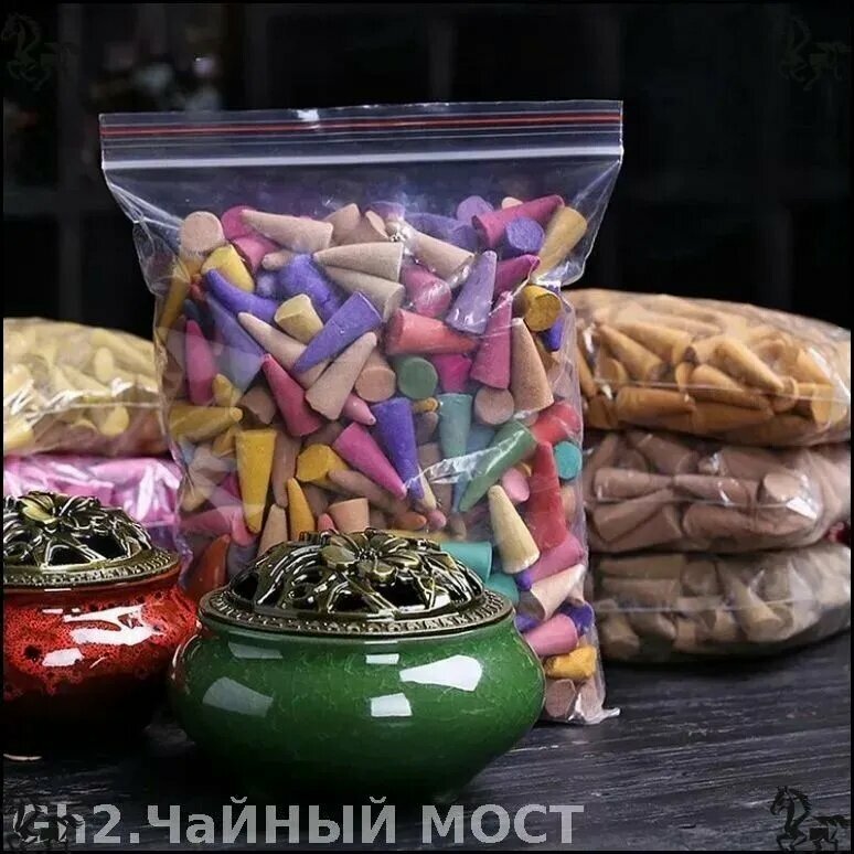 Эксклюзивная коллекция ароматических палочек Пагода из 60 конусов для создания атмосферы и медитаций