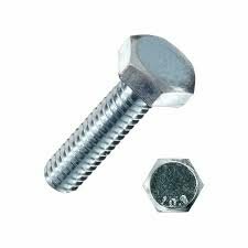 Болт, сталь, шестигранная головка, оцинкованный, М10x50, 10,9 класс прочности, 5 шт.