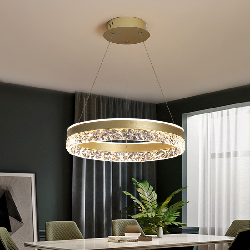 Люстра House Hallow Infinity Crystal, LED, 50Вт, пульт, диаметр 50см, площадь освещения до 15 м²