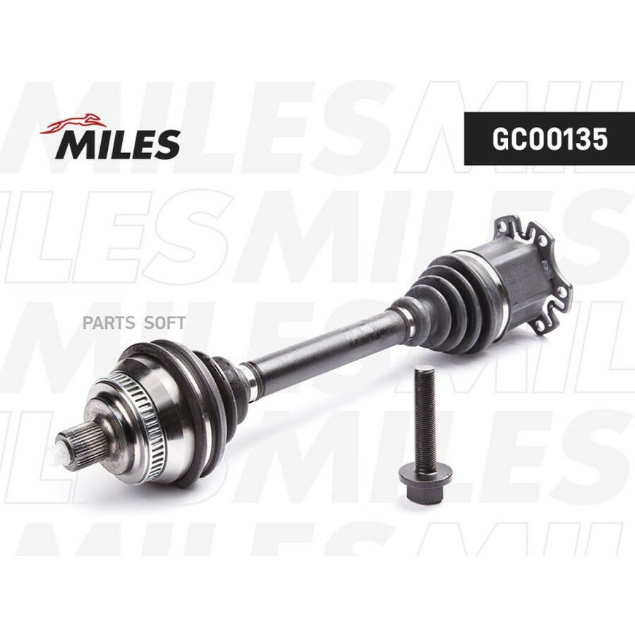 MILES GC00135 Привод в сборе VW SHARAN/FORD GALAXY/SEAT ALHAMBRA 1.8-2.8 97-06 лев./прав. ()
