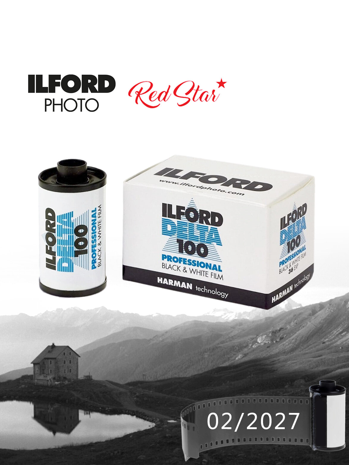 Фотопленка черно-белая Ilford Delta 100 36 кадров
