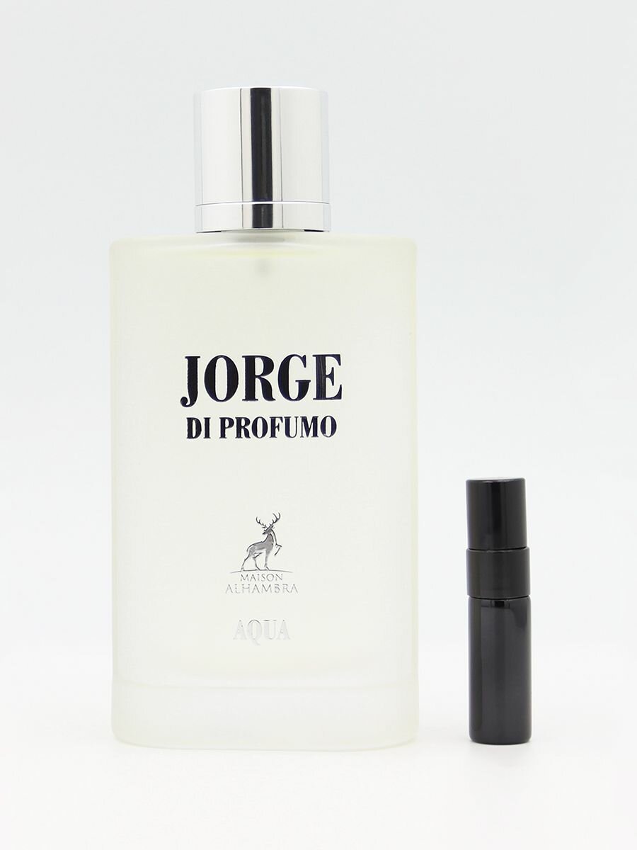 Maison Alhambra Jorge Di Profumo Aqua Парфюмерная вода Пробник 3 мл