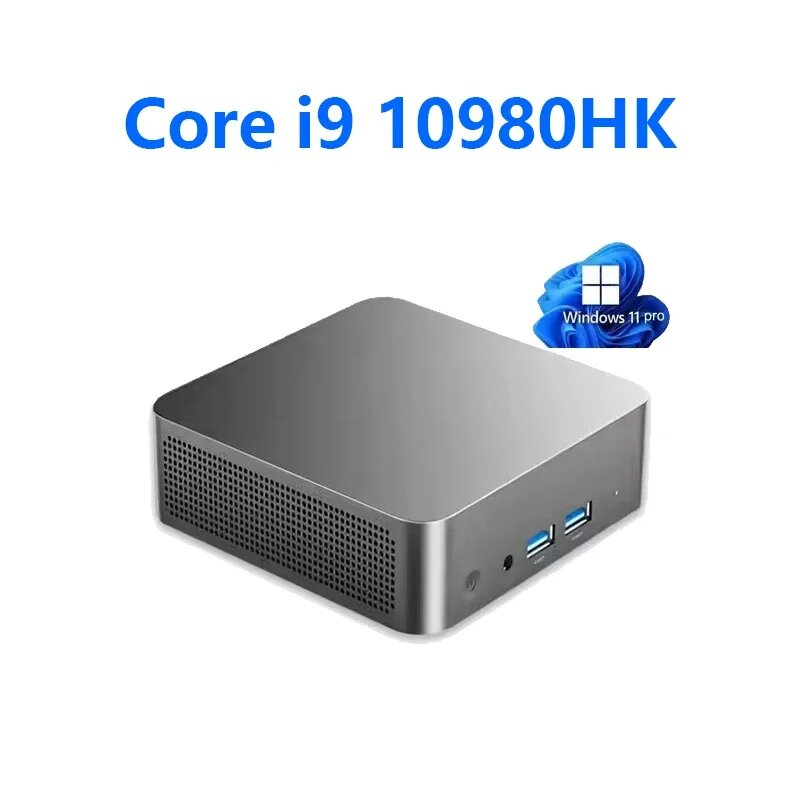 Ноутбук Домашний Бизнес Все в одном Мини-ПК I9 10980HK Пocket Design WiFi 6 BT5.2 32GB RAM 4K Resolution Настольный компьютер